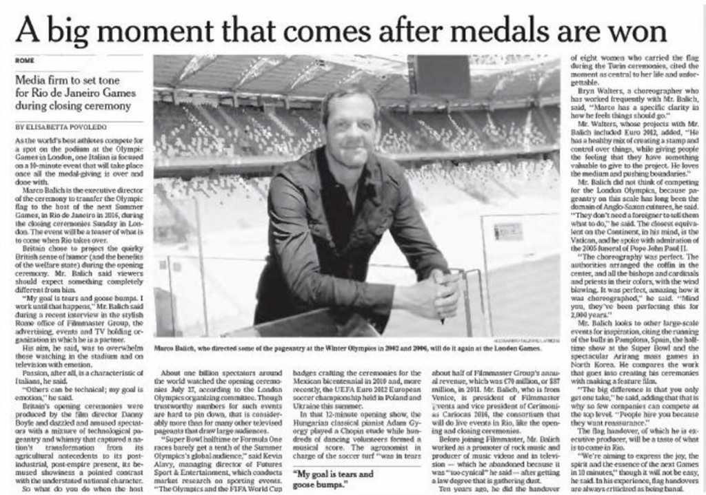 A big moment that comes after medals are won - Balich Wonder Studio ...
